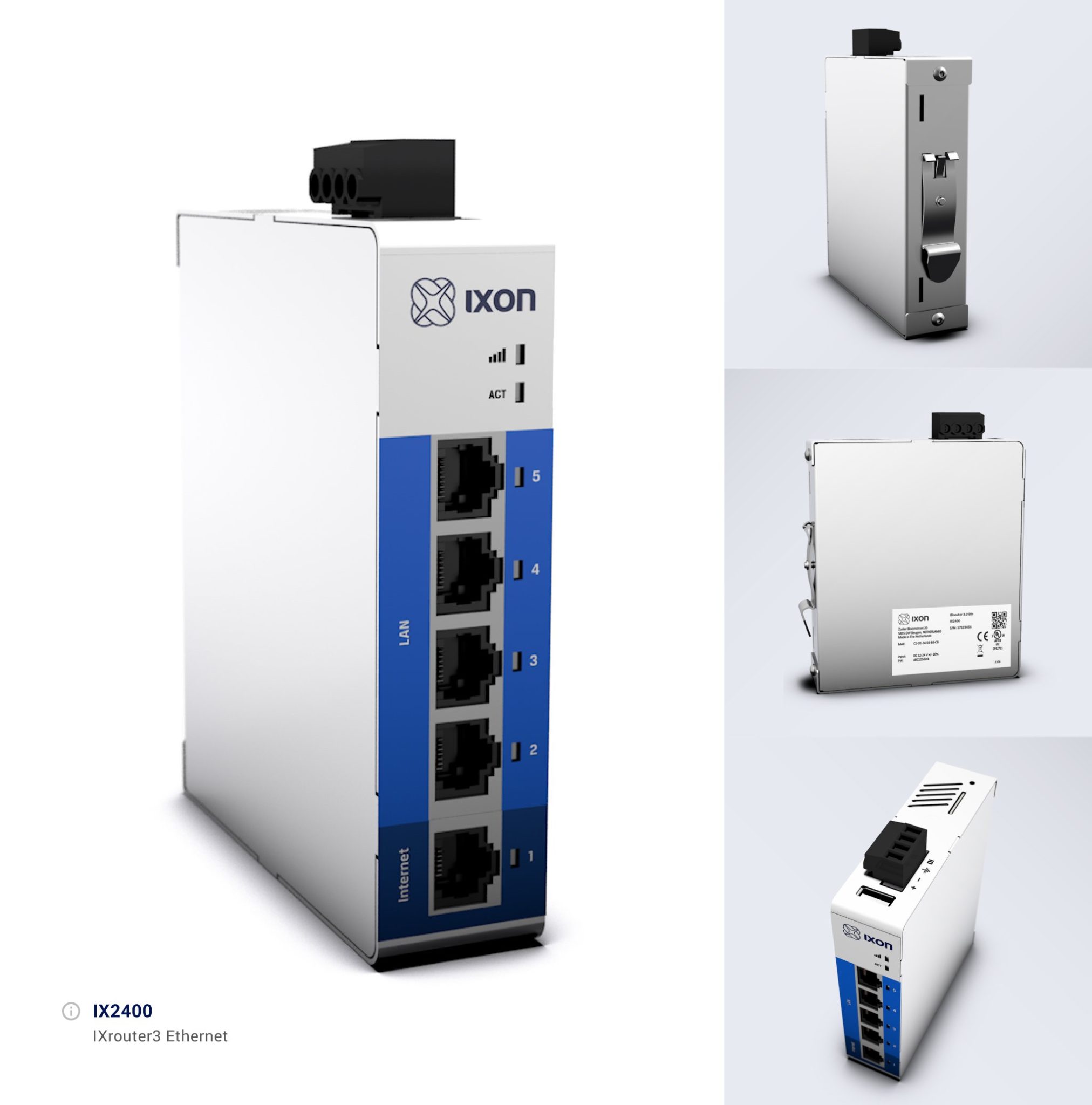 IX2400 Gateway IoT industrial IXON IXrouter3 |Omnielectric